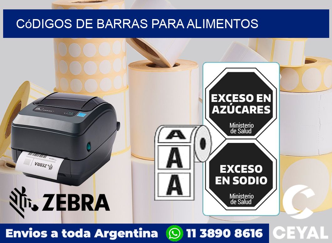 Códigos de barras para alimentos | Ribbon Argentina