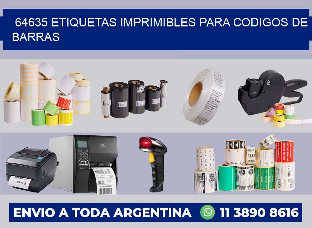64635 ETIQUETAS IMPRIMIBLES PARA CODIGOS DE BARRAS | Ribbon Argentina